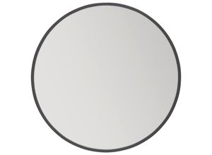 9010585553373 - Midyou Wandspiegel  Schwarz  Metall Glas Holzwerkstoff  rund  100x100x15 cm  Spiegel Wandspiegel