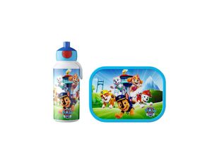 8720294032090 - Pausenset Campus Paw Patrol Pups  Hellblau  Kunststoff  2-teilig  205x75x188 cm  Küchenzubehör Vorratsbehälter Brotdosen