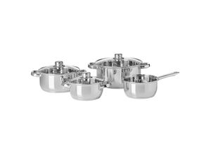 9010585483762 - Homeware Profession Kochtopfset Olav  Edelstahl  Metall  4-teilig  16 cm20 cm16 cm  117 L16 L31 L54 L16 L  rund  Lfgb  leichte