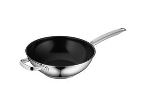 4000530735584 - Wok Durado Wokpfanne Induktion 28 cm Pfannen Gr Ø 28 cm silberfarben (polierter edelstahl) Antihaftbeschichtung für aller Herdarten geeignet