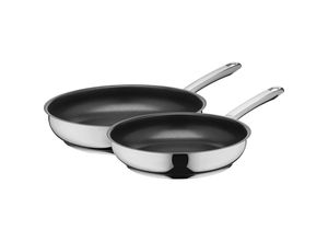 4004633305491 - Pfannenset Calabria  Schwarz Edelstahl  Metall  2-teilig  PFOA-frei  Kochen Pfannen Pfannensets