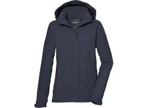 4057651788012 - Outdoorjacke KILLTEC KOS 51 WMN JCKT Damen Gr 38 blau (nachtblau) Oberstoff 100% Polyester Futter 100% Polyester sportlich Jacken Damenjacke wasserdicht atmungsaktiv verstellbar nachhaltig