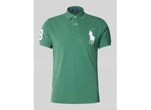 3616853744861 - Regular Fit Poloshirt mit Label-Stitching