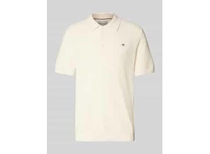 7325708167446 - Regular Fit Poloshirt mit Strukturmuster