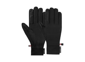 4060485525012 - Skihandschuhe REUSCH Kavik TOUCH-TEC STORMBLOXX™ Damen Gr 10 schwarz 74% Polyester 25% Ziegenleder 1% Elasthan mehrfarbig klassisch Handschuhe extra warm winddicht und extra atmungsaktiv