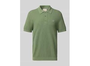 7325708144621 - Regular Fit Poloshirt mit Strukturmuster