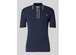 7325707789892 - Slim Fit Poloshirt mit Label-Stitching