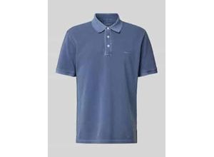 7325708182234 - Regular Fit Poloshirt von Label-Stitching Modell SUNFADED