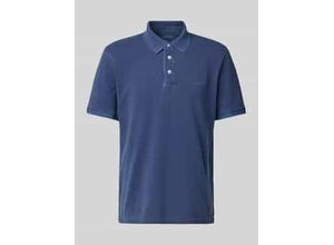 7325708182289 - Regular Fit Poloshirt von Label-Stitching Modell SUNFADED