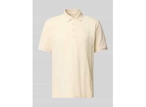 7325708181978 - Regular Fit Poloshirt von Label-Stitching Modell SUNFADED