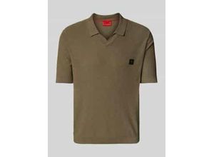 4063546190372 - Regular Fit Poloshirt mit Label-Badge Modell Shiplom