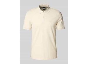 4063545107562 - Slim Fit Poloshirt mit Label-Stitching Modell PALLAS