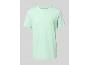 4099977042379 - Regular Fit T-Shirt aus reiner Baumwolle mit gummiertem Label Print