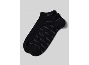 4063539857374 - Sneakersocken mit Allover-Label-Print im 2er-Pack