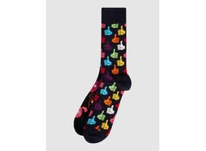 7333102558012 - HAPPY SOCKS Socken Classic Dog 2er-Pack Print schwarz 36-40