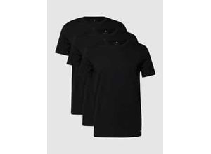 7297624030817 - T-Shirt mit Label-Print im 3er-Pack