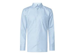 4063402313761 - OLYMP Luxor modern fit Herren Hemd - Bügelfrei blau