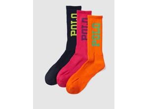 3616534215826 - Socken mit Label-Schriftzug im 3er-Pack