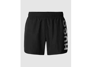 4037557184279 - HUGO BOSS ABAS Badeshorts mit Logoaufdruck