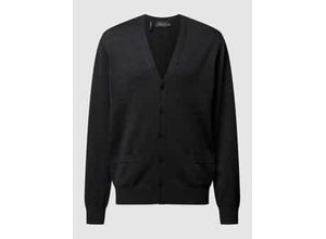 4026401905139 - MAERZ Strickjacke Herren Schurwolle anthrazit