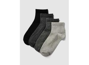 4052171534590 - Socken mit Label-Detail im 4er-Pack Modell Quarter