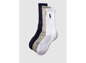 3616532108960 - Socken mit Label-Stitching im 3er-Pack Modell BIG PONY