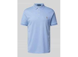 3616851685180 - Regular Fit Poloshirt mit Label-Stitching