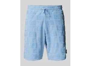 4059833378264 - Regular Fit Sweatshorts mit Strukturmuster Modell BEACHWEAR