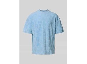 4059833376000 - Loose Fit T-Shirt mit Stehkragen