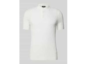 8052136796090 - Slim Fit Poloshirt mit Strukturmuster