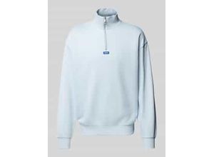 4063545953084 - Sweatshirt mit Troyer-Kragen