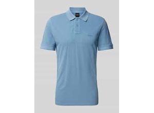 4063545057959 - Slim Fit Poloshirt mit Label-Print Modell Prime