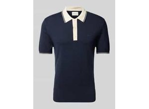 7325708204219 - Slim Fit Poloshirt mit Label-Stitching