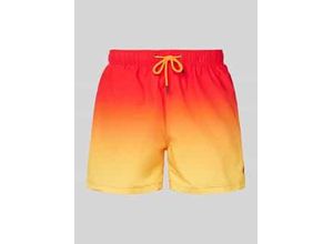 4068444973959 - Relaxed Fit Badeshorts mit Logo-Stitching