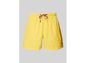 4068444975465 - Relaxed Fit Badeshorts mit Logo-Stitching