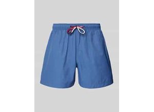 4068444972754 - Relaxed Fit Badeshorts mit Logo-Stitching