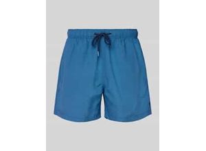 4068444972983 - Relaxed Fit Badeshorts mit Logo-Stitching