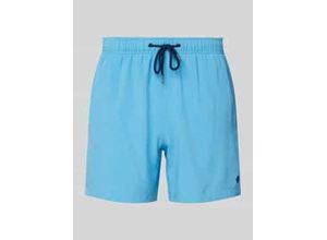 4068444972525 - Relaxed Fit Badeshorts mit Logo-Stitching