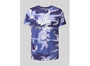 4059146823048 - T-Shirt mit Label-Print