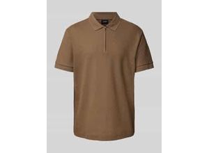 7620698358417 - Regular Fit Poloshirt mit Strukturmuster Modell Brody