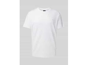 7620698356505 - T-Shirt mit Label-Stitching Modell Priamo