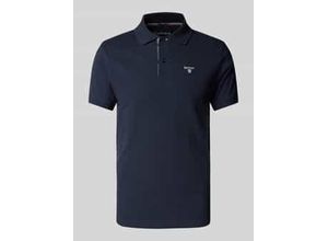 0190375366617 - Slim Fit Poloshirt mit Label-Stitching