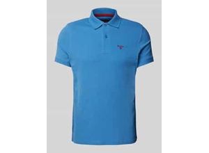 5020985363971 - Slim Fit Poloshirt mit Label-Stitching