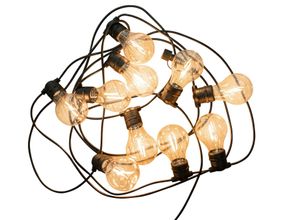 8435578501024 - Lúzete - allegra Lichterkette mit Kabel für den Innen- und Außenbereich 10 LED-Lampen mit warmem Licht Hergestellt in Spanien