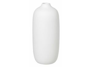 4008832785184 - blomus Vase CEOLA (LBH 8x8x18 cm) LBH 8x8x18 cm weiß Blumenvase Blumengefäß