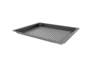 4242005328444 - BOSCH Backblech HEZ629070 Backbleche perfekt geröstetes Gemüse und knusprige Pommes frites mit weniger Öl Gr B H T 455cm x 34cm x 375cm grau (anthrazit)