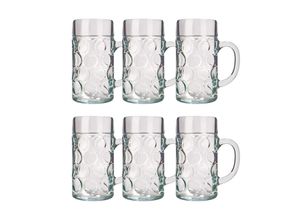 0745202844860 - Ich-zapfe - Bierglas 6er Set Biergläser isar 05 Liter - Farbe Transparent