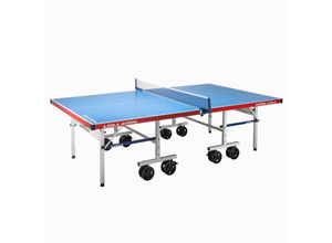 4002560116500 - JOOLA Outdoor Tischtennisplatte Aluterna - Profi Tischtennistisch 6 MM Aluminium - Oberfläche Wetterfest - Klappbares Untergestell