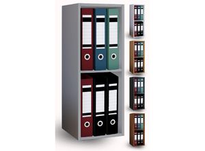 4051814401022 - Aktenregal Holzregal stehend platzsparender Aktenschrank Maße ca H 72 x B 34 x T 30 cm Elegantes Regal stehend Büroregal ¿ Offas 2f Gr 34 braun (buche) B34cm H72cm T30cm Holzwerkstoff Holz Spanplatte Regale