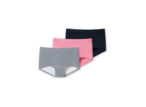 4007066283022 - 3er-Pack Mädchenshorts in Rosa Blau und Dunkelblau 164